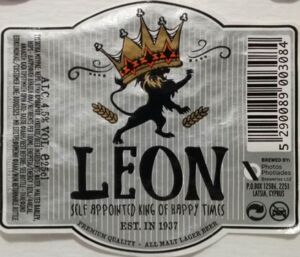 Drink Label: Leon (Photos Photiades Breweries Ltd, CyprusCol:CY-BEER-000033
