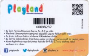 Functional Card: Playland (Games Centers, Amusement Parks, Türkiye ...