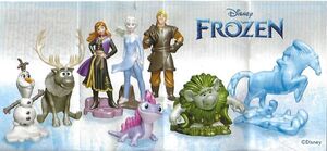 Meal Toy: Elsa (Kinder Surprise, Europe) (Kinder - Frozen) Col:VU337