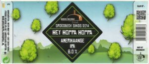 Drink Label: Hey Hoppa Hoppa Amerikaanse IPA (Brouwerij d'n Drul ...