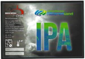 Drink Label: Ribierenland IPA (Brouwerij d'n Drul, NetherlandsCol:NL ...