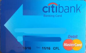 Bank Card: Banking Card (Citibank, United States of AmericaCol:US-MC-0536