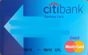 Bank Card: Banking Card (Citibank, United States of AmericaCol:US-MC-0537 💳