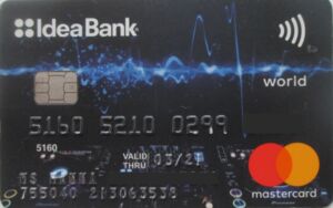 Bank Card: IdeaBank (Idea Bank, BelarusCol:BY-MC-0102.02