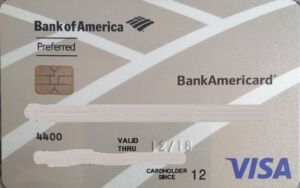 Bank Card: Preferred (Bank of America, United States of AmericaCol:US ...