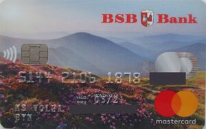 Bank Card: BSB Bank. Mountains (BelSwissBank, Belarus) Col:BY-MC-0074.03
