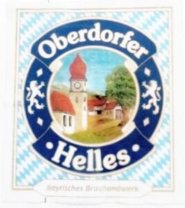Drink Label: Oberdorfer Helles (Sailerbräu Marktoberdorf, Germany ...