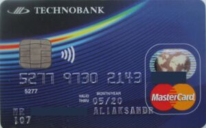Bank Card: Technobank (Technobank, BelarusCol:BY-MC-0141.01