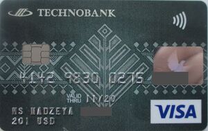 Bank Card: Technobank (Technobank, BelarusCol:BY-VI-0076.03