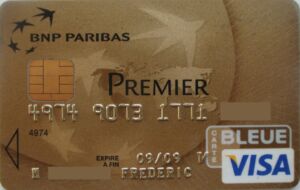 Bank Card: BNP Paribas Visa Gold Premier (BNP Paribas, FranceCol:FR-VI ...