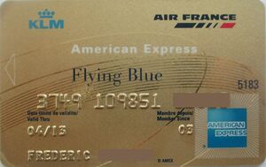 Tarjeta de Banco: KLM - Flying Blue - AIR FRANCE (American Express ...