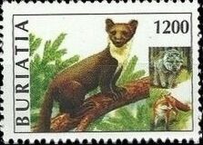 Stamp: Animals (Cinderellas) (Russia : Buryatia) Col:RU-BU 1995-02/4