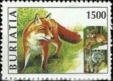 Stamp: Animals (Cinderellas) (Russia : Buryatia) Col:RU-BU 1995-02/5
