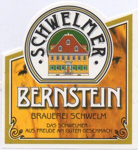 Drink Label: Schwelmer Bernstein (Brauerei Schwelm, Germany, Federal ...