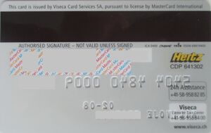 Bank Card: Viseca Card Services - Hertz (Viseca Card Services ...