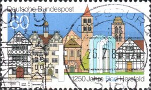 Stamp: Town Buildings (Germany, Federal RepublicMi:DE 1271II