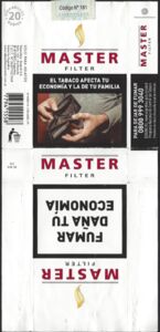Cigarette Pack: Master (ArgentinaCol:AR-CT-0221