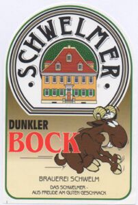 Drink Label: Schwelmer dunkler bock (Brauerei Schwelm, Germany, Federal RepublicCol:DE-BEER-016512