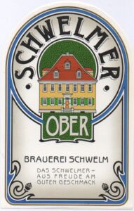Drink Label: Schwelmer Ober (Brauerei Schwelm, Germany, Federal ...