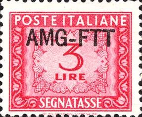 Stamp: Segnatasse, overprint on one line (Trieste, Zone A(Service ...