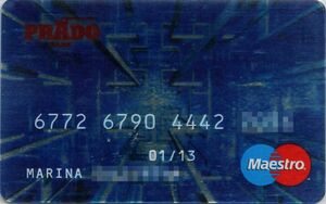Bank Card: Prado-bank (PRADO-BANK, RussiaCol:RU-MS-0526