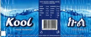 Drink Label: Kool Natural Drinking Water (Moha Soft Drinks Industry S.C ...