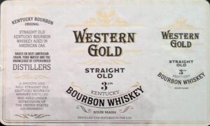 Drink Label: Western Gold (Pabst & Richarz Vertriebs GmbH, Germany ...