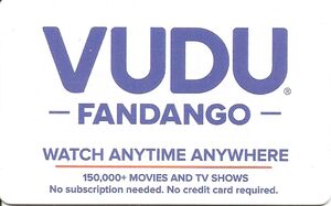 Gift Card: Vudu (Fandango, United States of America(Movies) Col:US ...