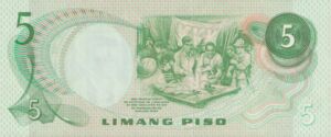 Banknote: 5 Piso (Philippines(1970 (ND) First Issue, Bangko Sentral ng ...