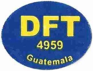 Fruit Sticker: DFT (GuatemalaCol:GT-FR-00166
