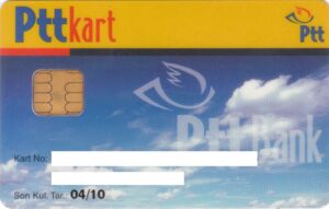 Bank Card: PTT Kart (PTT Bank, Türkiye (Turkey)Col:TR-GM-0022
