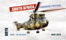 Stamp: Oryx Helicopter (South Africa(South African Air Force, Centenary ...