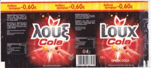 Drink Label: Loux cola (Loux Marlafekas ABEE, GreeceCol:GR-SODA-001149