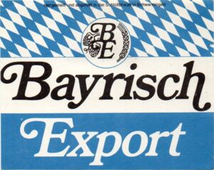Drink Label: Bayrisch Export (Schlossbrauerei Schwenningen, Germany ...
