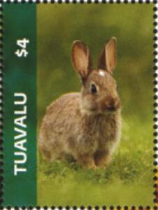 Stamp: Rabbit (Tuvalu(Rabbits) Mi:TV 2622,Sn:TV 1487b
