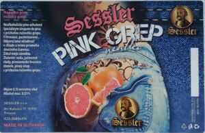Drink Label: Sessler Pink Grep Nealko (Pivovar Sessler Trnava ...
