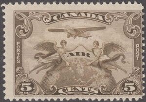 Stamp: Allegory of Flight (CanadaSn:CA C1i