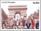 Stamp: "Arc de Triomphe" (Saint Vincent and The Grenadines(75th ...