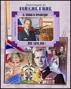 Stamp: Prince Philip (1921-2021) (São Tomé and Príncipe(Prince Philip ...