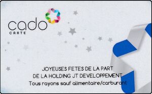 Gift Card: Cado bleu (Cado, France(Privee) Col:FR-Privee-14-060d_12
