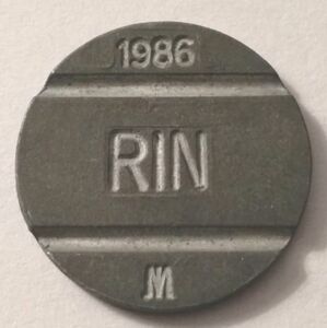 Token: Rin 1986 / Cpt Sa (Peru(Telephone Tokens) Col:PE-000018