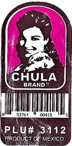 Fruit Sticker: Chula #3112 (MexicoCol:MX-FR-00335 🍎