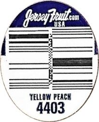 Fruit Sticker: Jersey Fruit #4403 (United States of AmericaCol:US-FR-01014