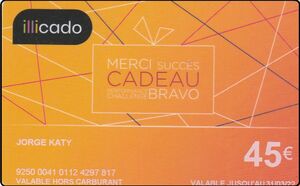 Gift Card: Merci Bravo (Illicado, France(Illicado) Col:FR-IL-248-045c_03
