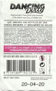 Drink Label: Dirty Dancing (Cinema Brewers, NetherlandsCol:NL-BEER-024527