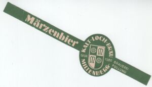 Drink Label: Kalt-Loch Bräu Märzenbier (Kalt-Loch Bräu, Miltenberg ...