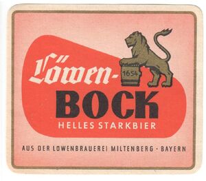 Drink Label: Faust Löwen-Bock (Lowenbrauerei Miltenberg, Germany ...