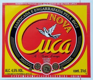 Drink Label: Cuca Nova (Nova Empresa de Cervejas de Angola, AngolaCol ...