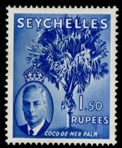 Stamp: Coco de mer Palm (Seychelles) (King George VI Definitives (2 ...