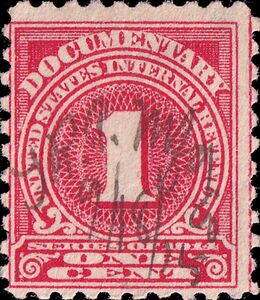 Stamp: Documentary - Series of 1914 (United States of America: Revenue ...